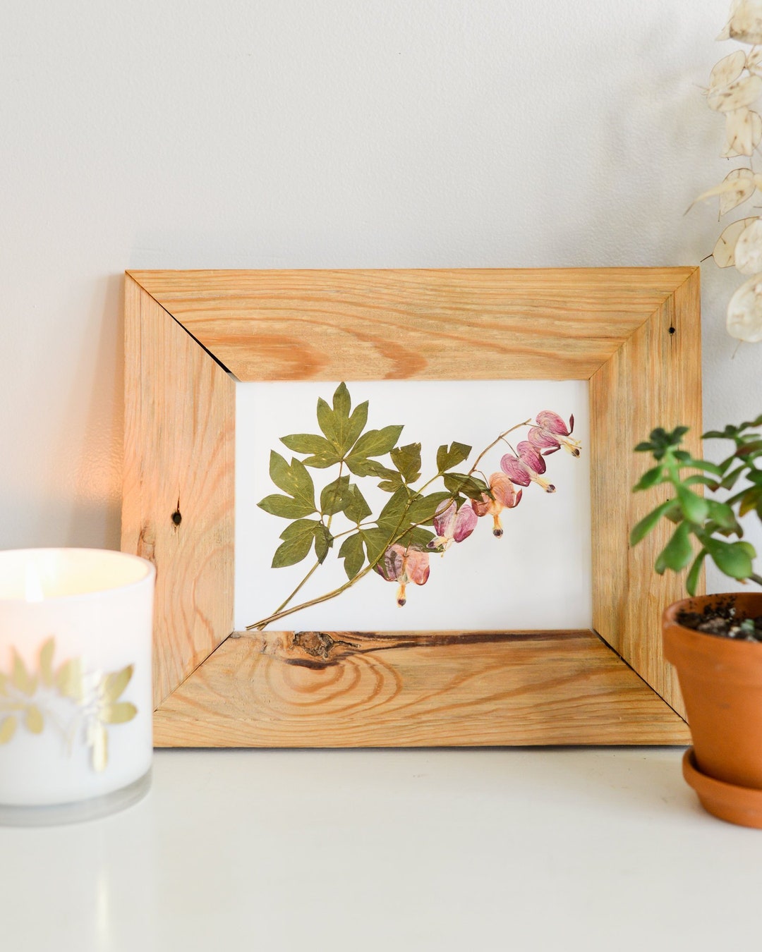 Bleeding Heart | Print Reproduction Artwork of Pressed Flowers | 100% ...