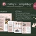 4 Page Newsletter Template Company Newsletter 8.5 X 11 Newsletter ...
