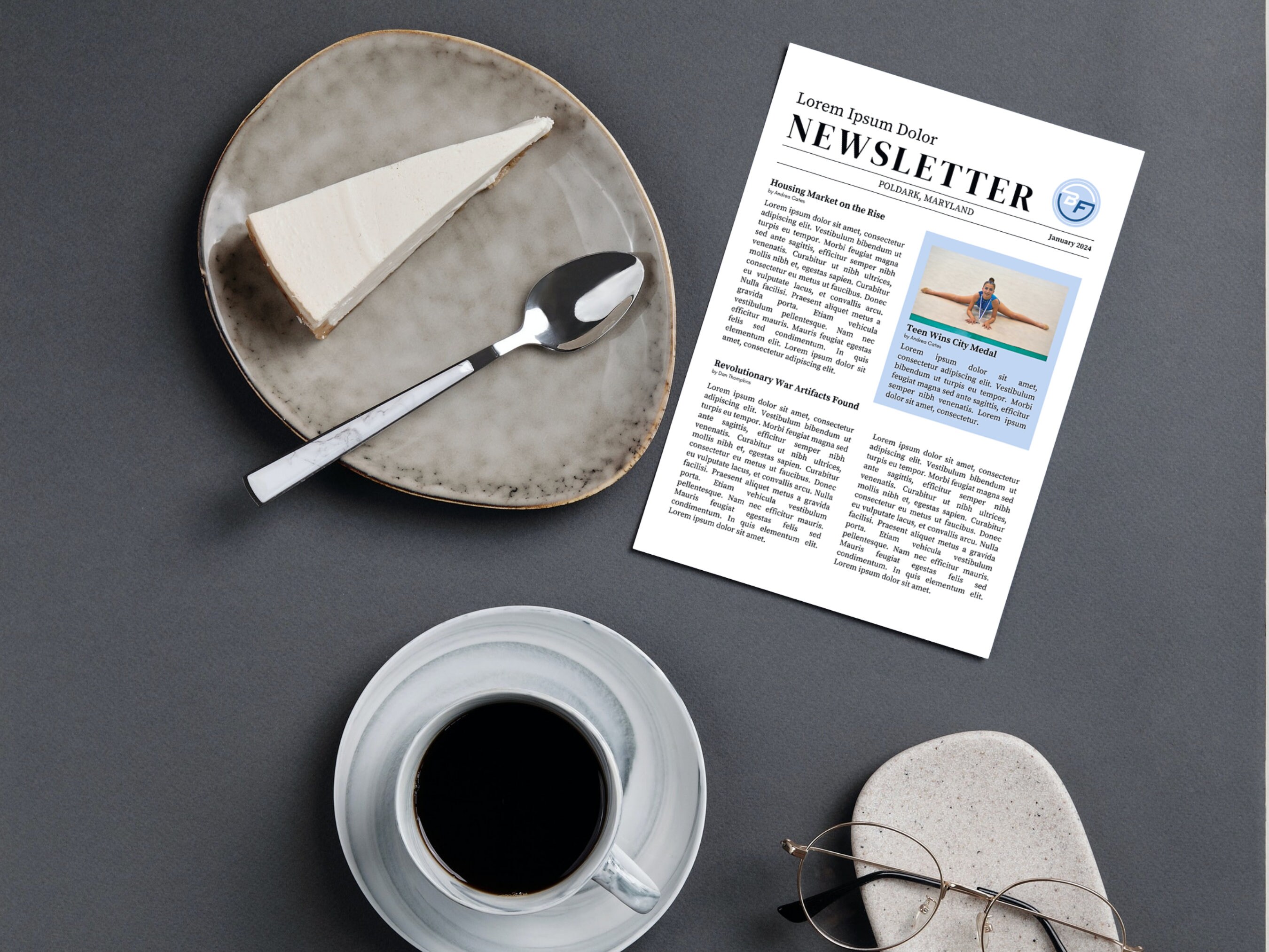6-page Community Newsletter Template Town Newsletter 8.5 X - Etsy