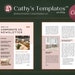 4 Page Newsletter Template Company Newsletter 8.5 X 11 Newsletter ...