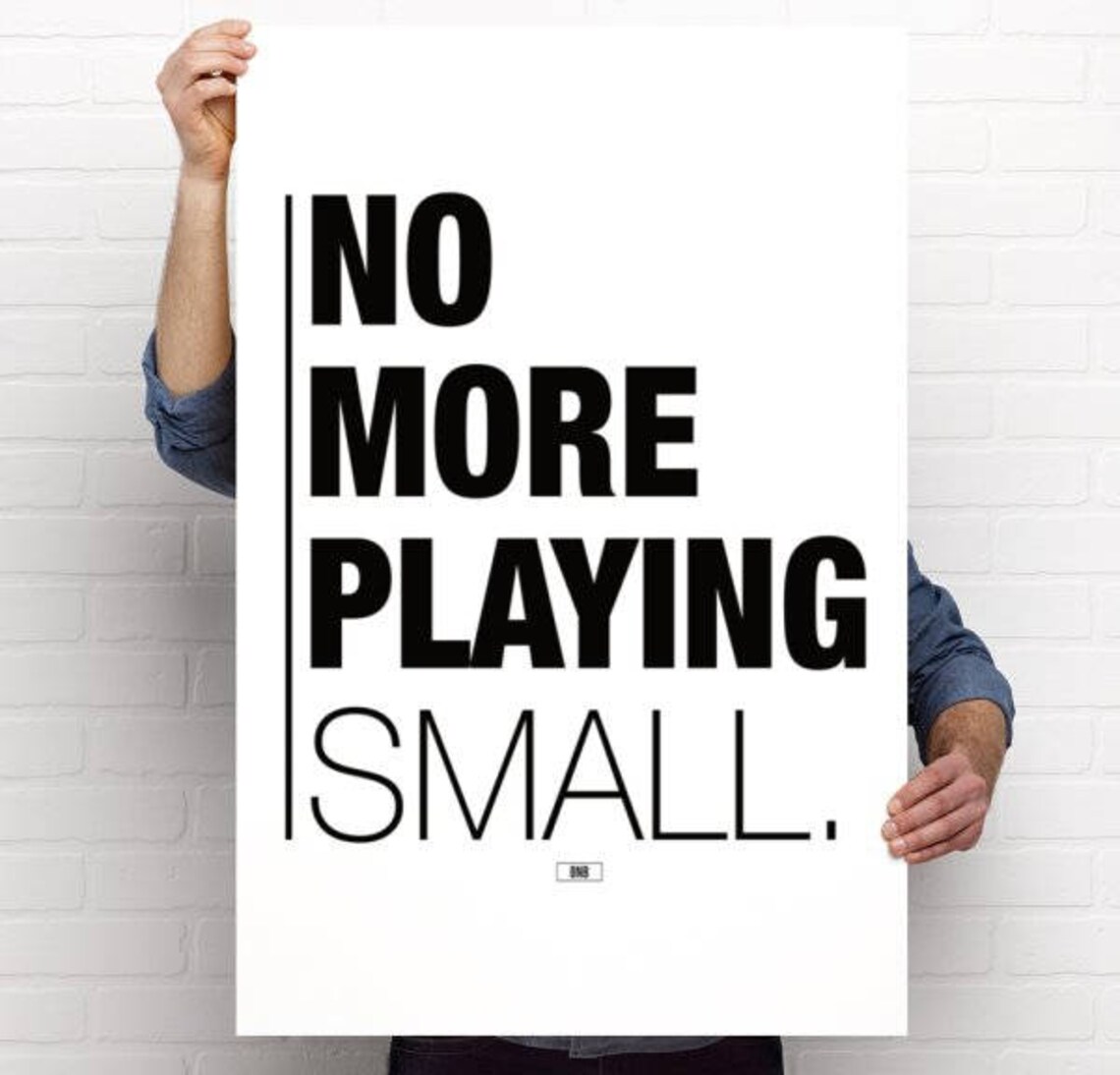 STOP Playing SMALL Motivation Poster Fucking Awesome Quote | Etsy