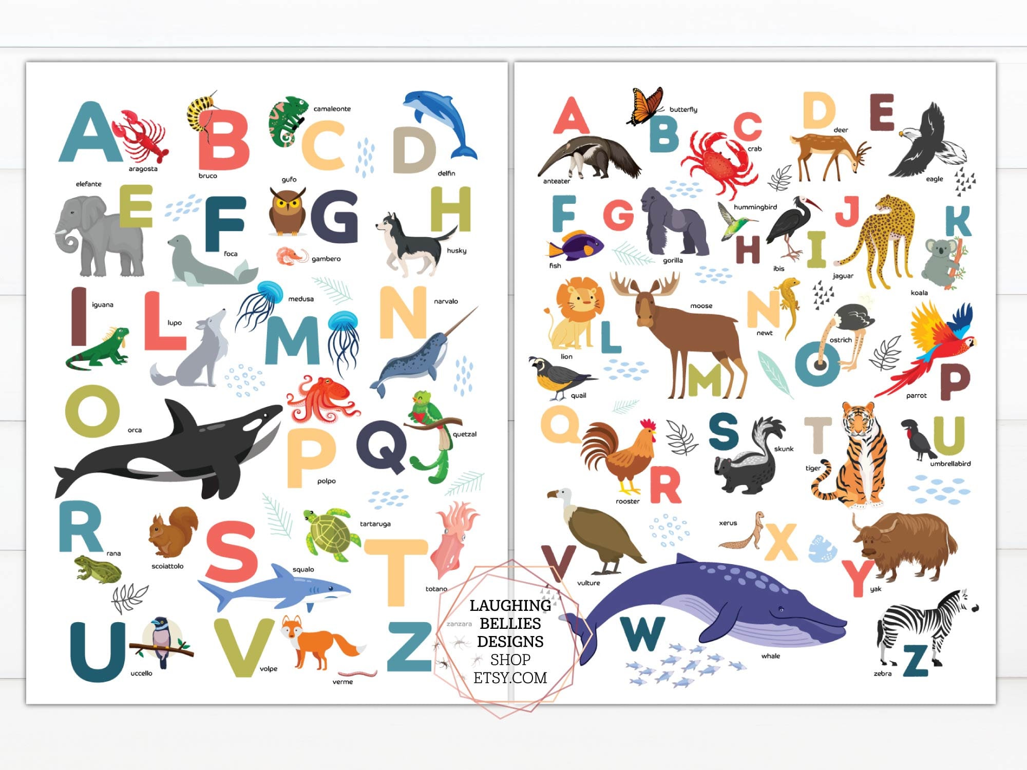 Italian Alphabet Chart