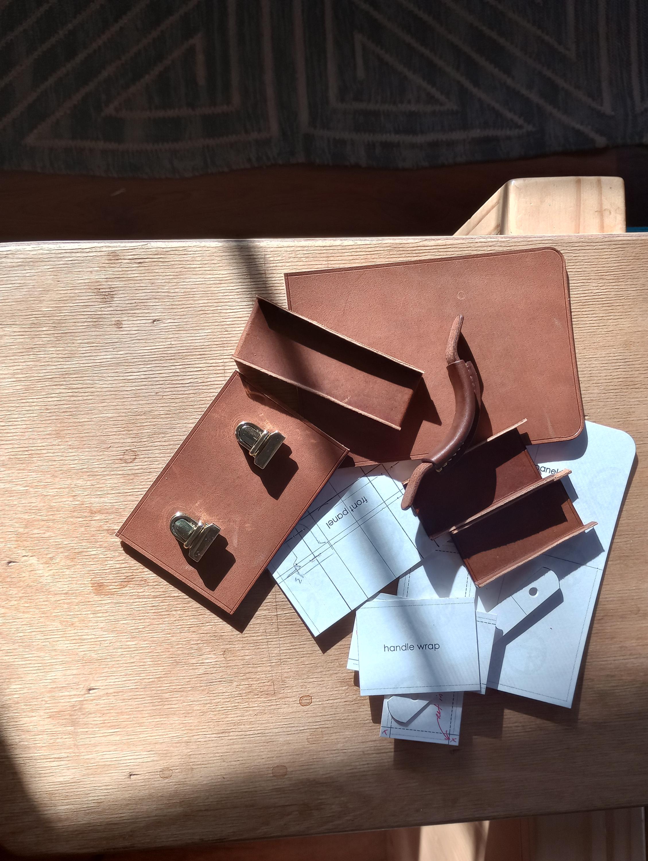 Leather Mini Bag Pattern - Etsy