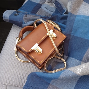 Leather Mini Bag Pattern - Etsy