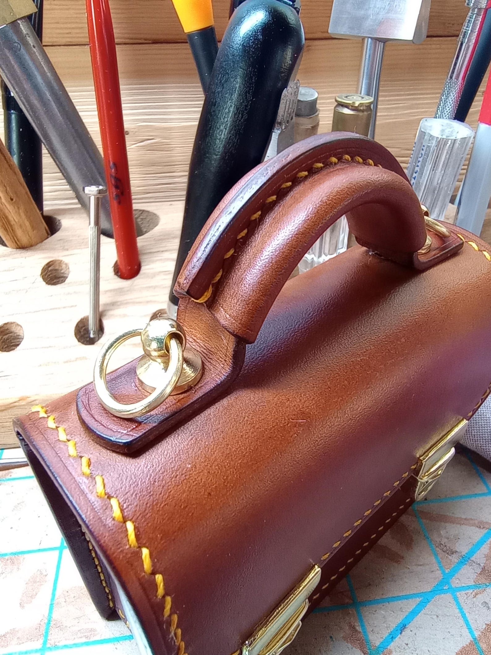 Leather Mini Bag Pattern - Etsy