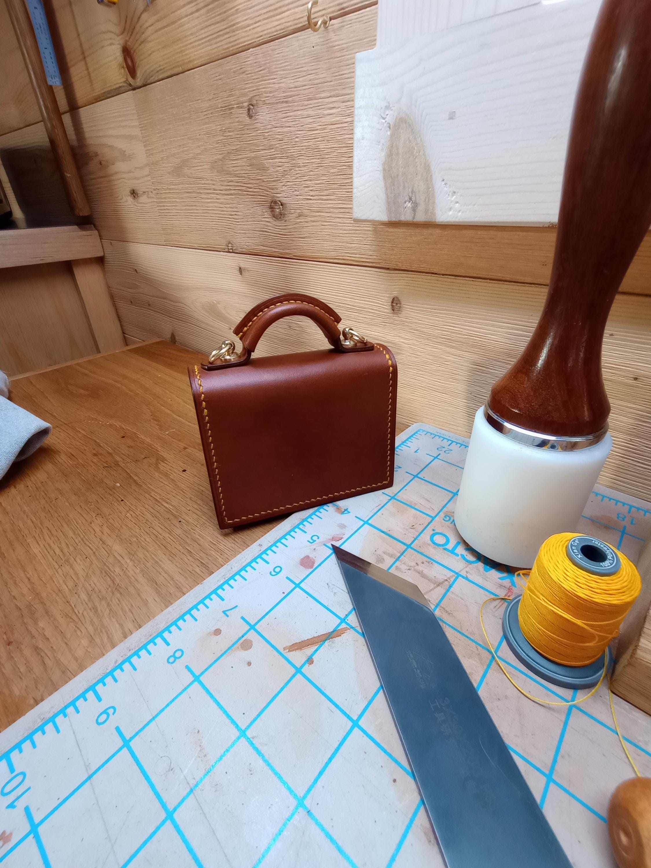 Leather Mini Bag Pattern - Etsy