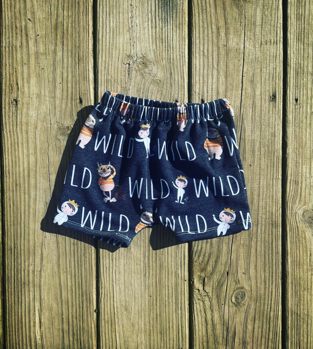 Wild One Shorts Where the Wild Things Are Wild One Birthday - Etsy