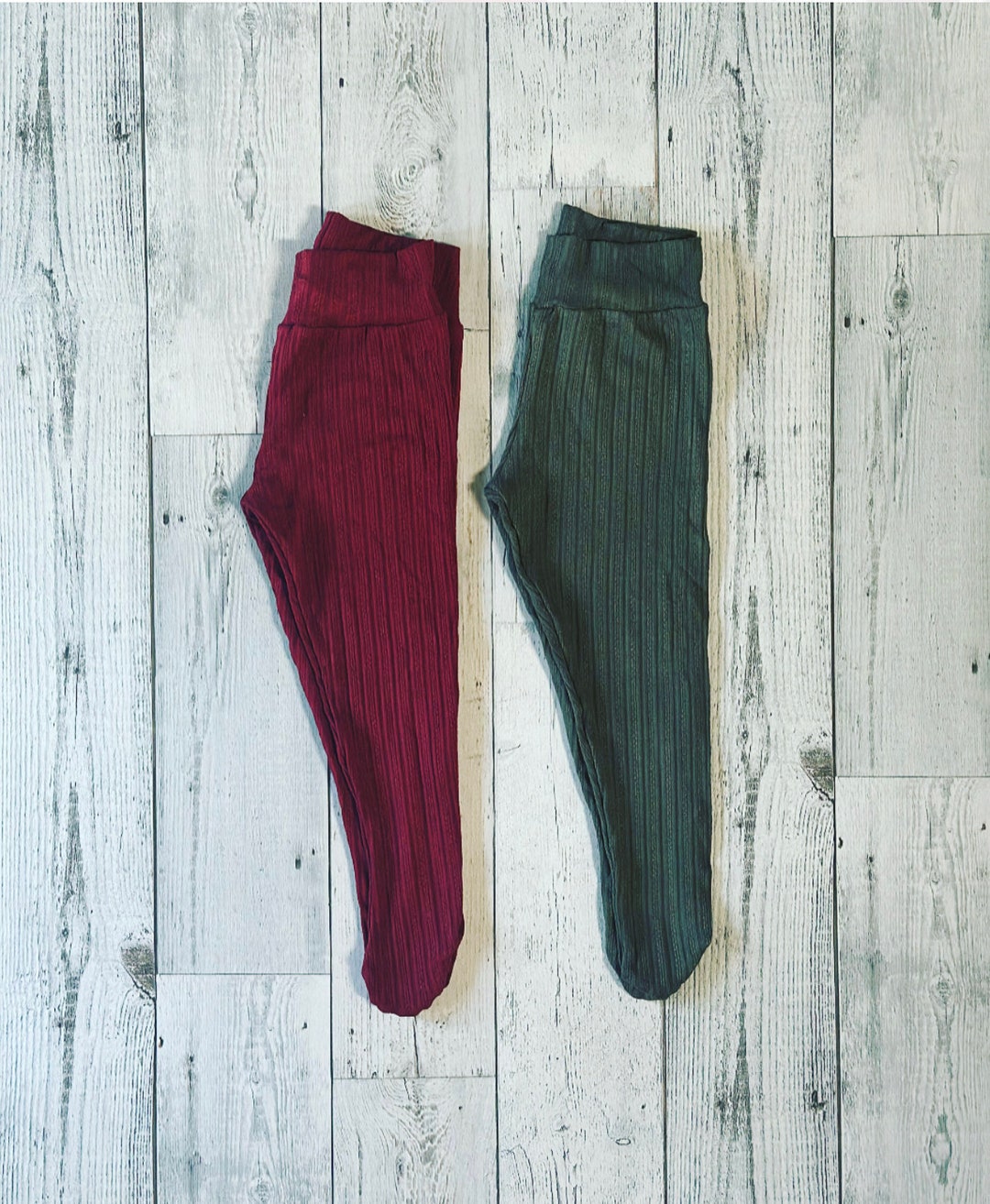 Baby Footed Tights, Toddler Tights, Rib Knit Leggings, Christmas Tights ...