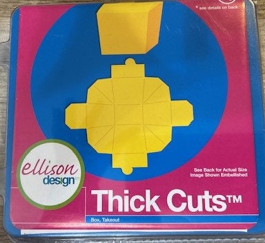 New Sizzix Ellison Design Thick Cut Die Alterations Take Out Box Party ...