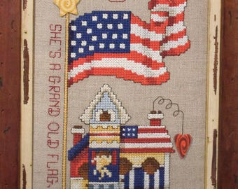 Flag cross stitch | Etsy