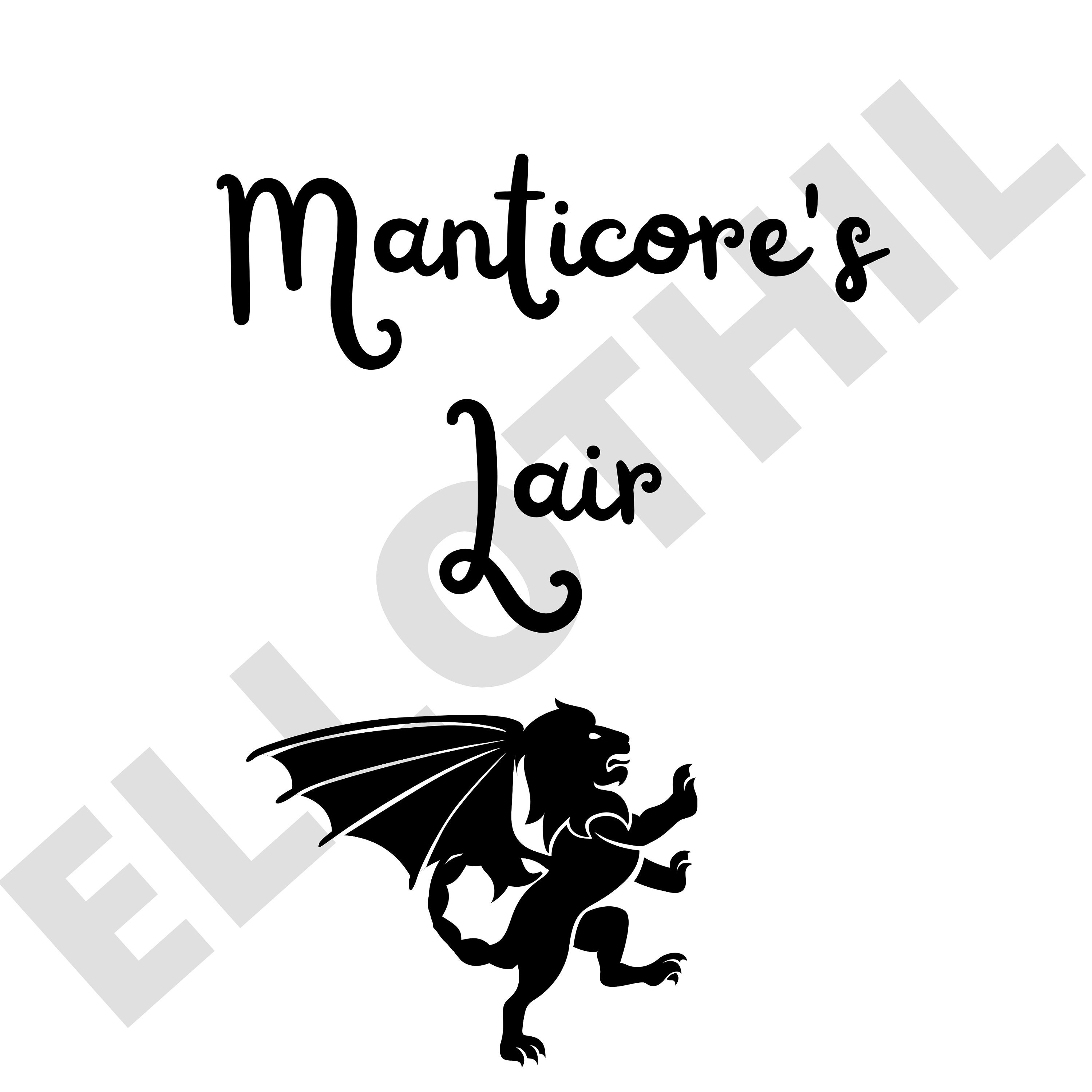 DIGITAL DOWNLOAD Manticore's Lair - Etsy