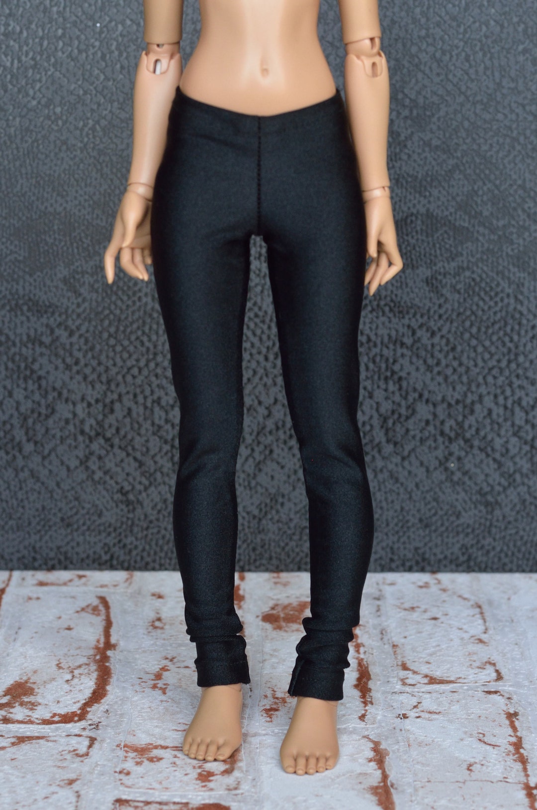 Black Satin Leggings BJD MSD 1/4 Minifairy A Line - Etsy