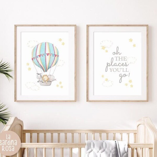 Oh the Places You'll Go Wall Art - Etsy