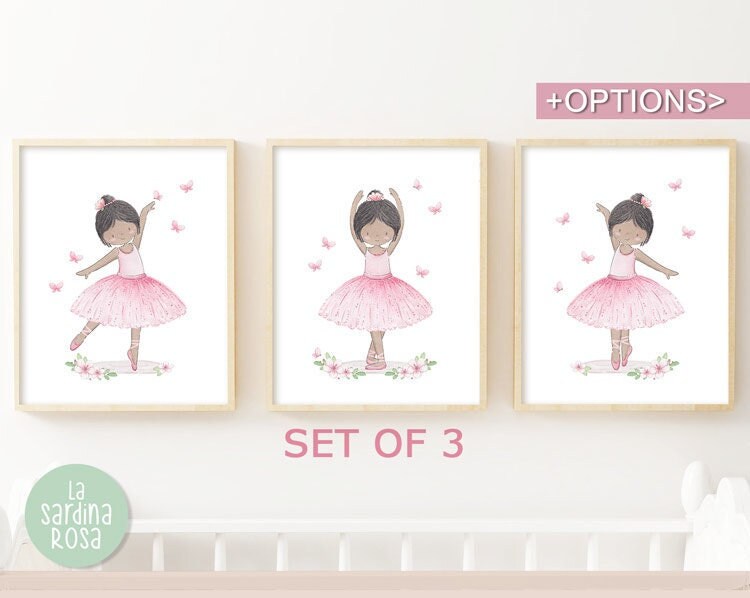 Wall Calendar for Kids Ballet Art Print Girls Ballet Dancer Wall Print ...