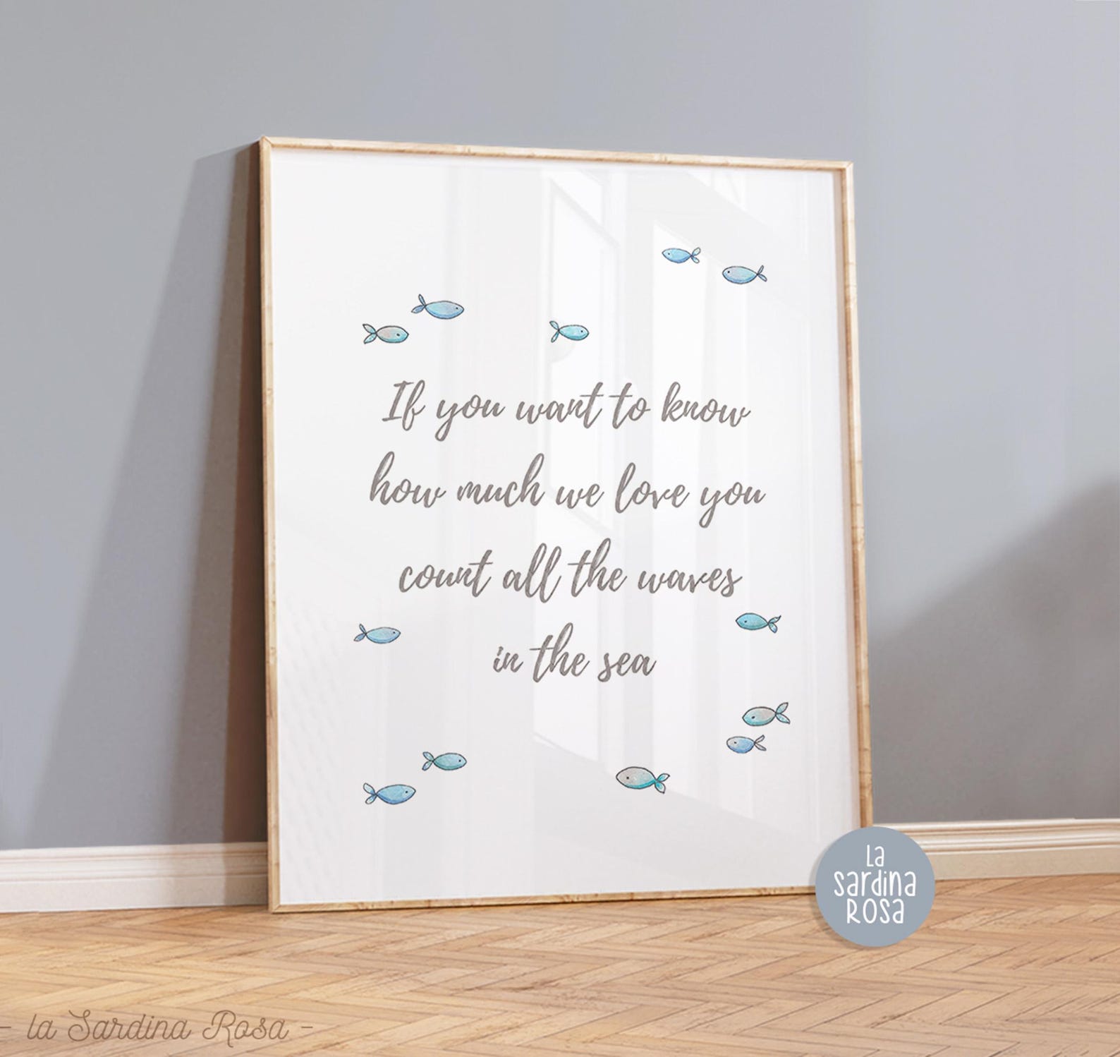 Nautical Nursery Art, Baby Quotes Prints, Ocean Theme Nursery Wall Art ...