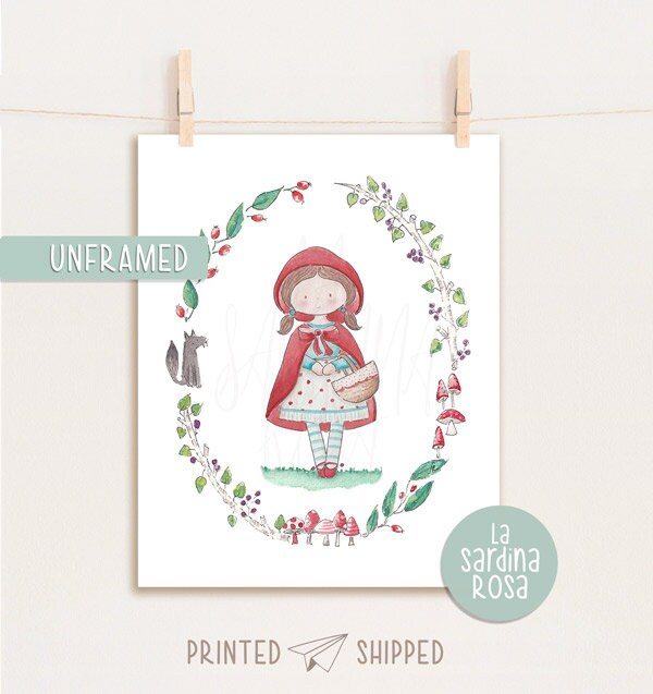 Princess Print Set Little Girl Nursery Baby Girl Room Art | Etsy