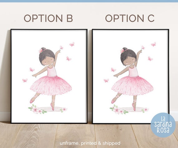 Wall Calendar for Kids Ballet Art Print Girls Ballet Dancer Wall Print ...