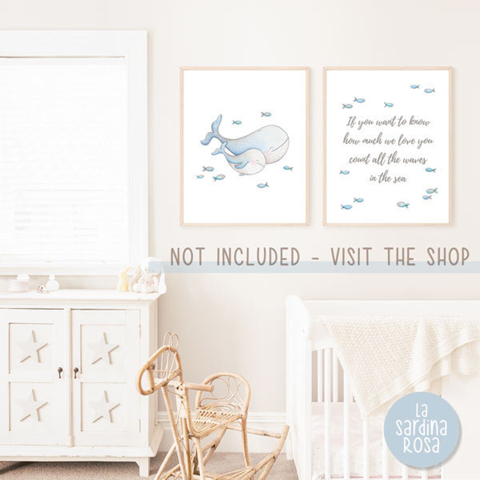 Nautical Nursery Art Baby Quotes Prints Ocean Theme Nursery | Etsy