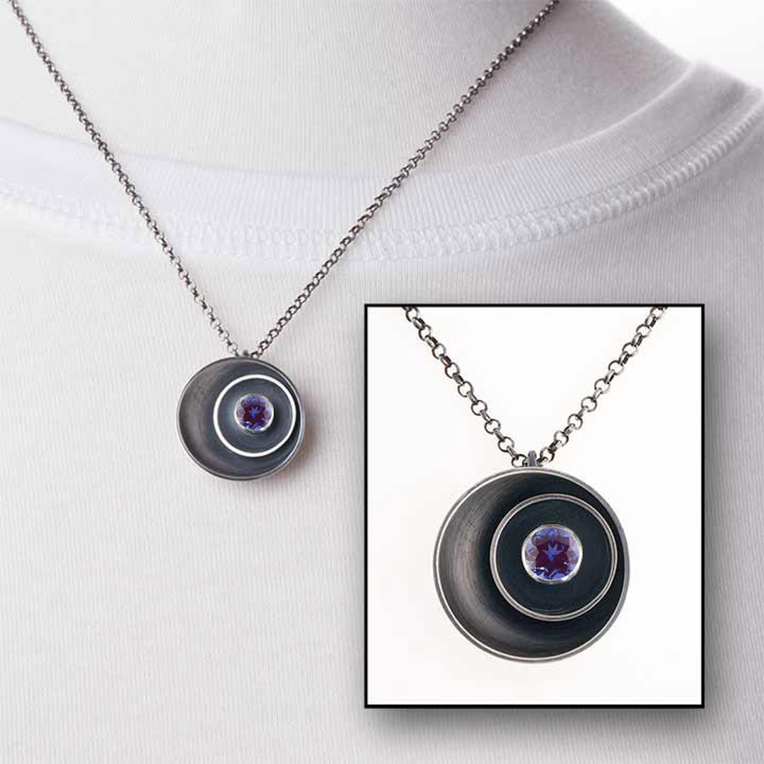 Alexandrite Birthstone Necklace Sterling Silver - Etsy
