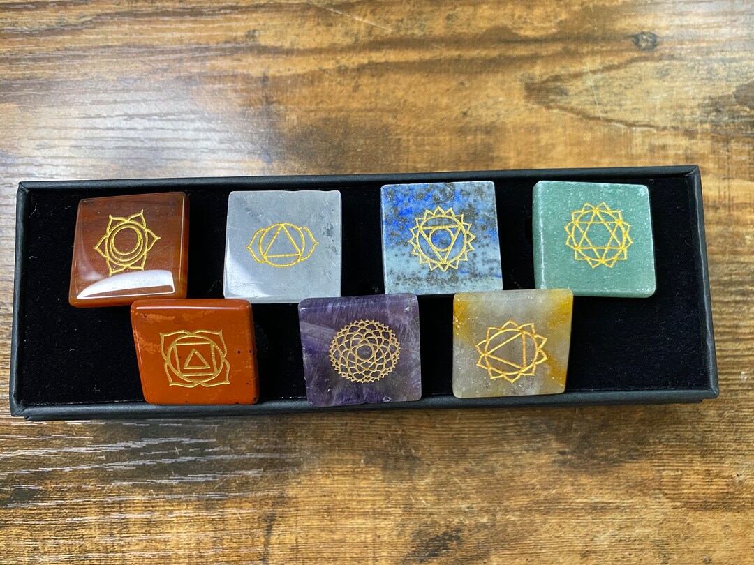 Chakra Set, Chakra Worry Stones, Worry Stones, Chakra - Etsy