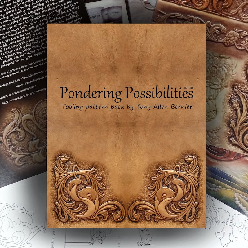 Sheridan Leather Tooling Pattern - Etsy