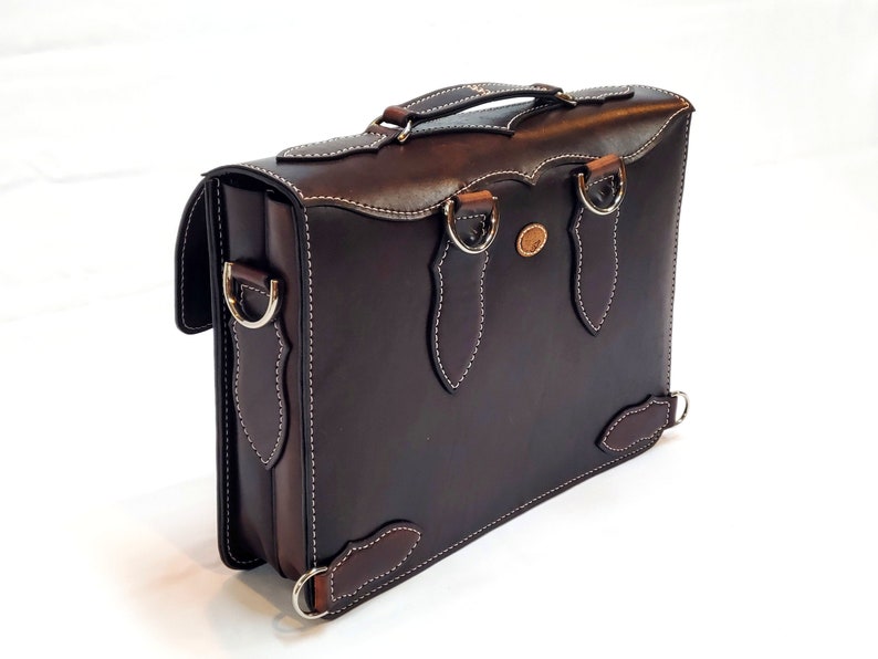 Laptop-messenger Bag Leather Pattern Pack Includes My - Etsy