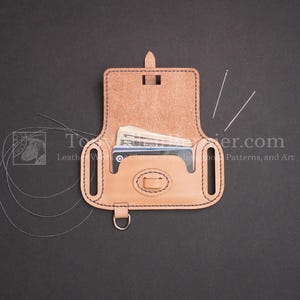 Leather Belt Wallet SVG Patterns. Laser Leathercraft Patterns for Belt ...