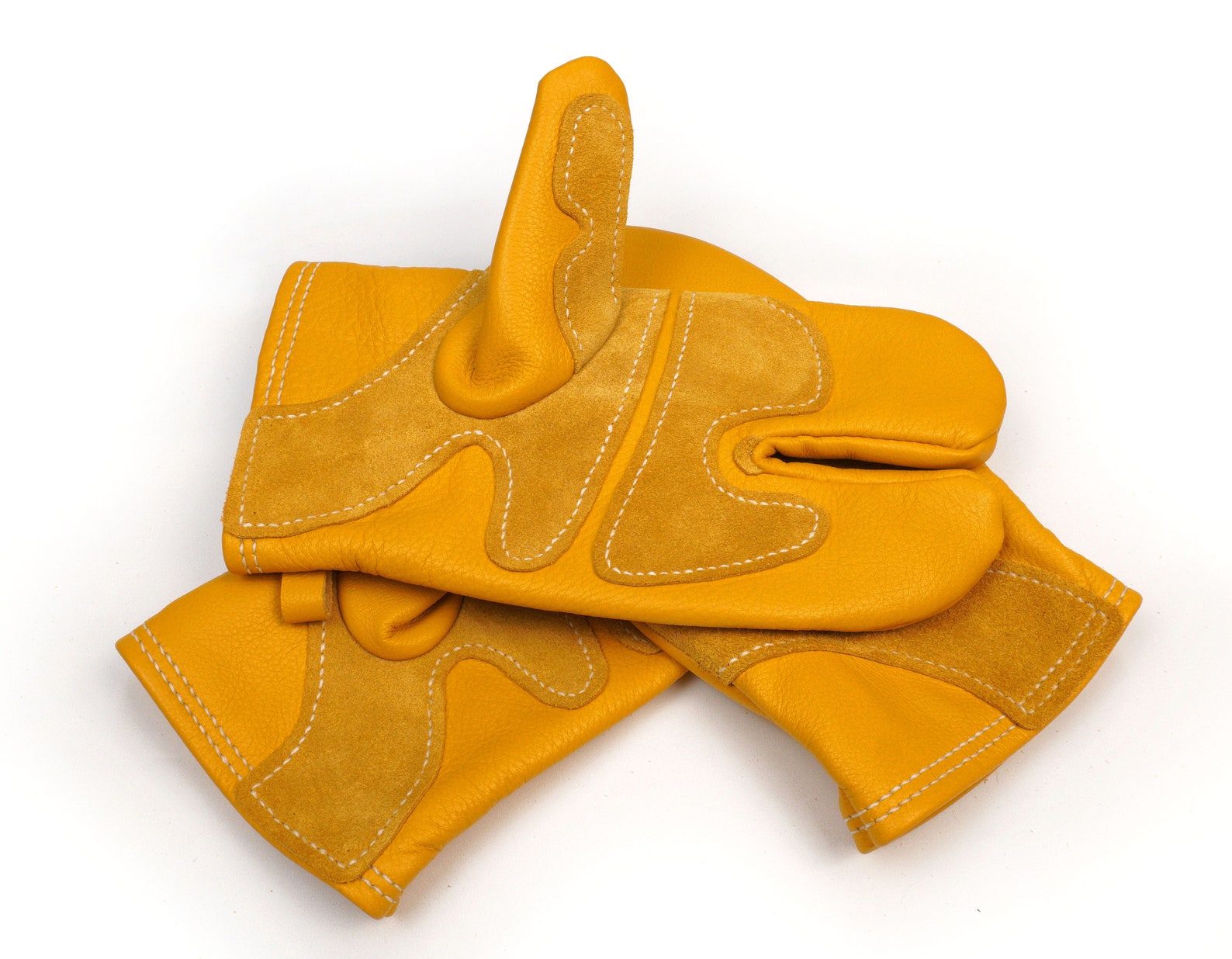 Leather Work Mitten and Hybrid Glove Patterns, DIY Leathercraft ...