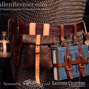 Medieval Renaissance Belt Accessories Leather Pattern Pack, LARP and ...