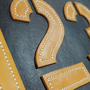 Leather Alphabet and Numbers Leathercrafting Patterns, With Video ...