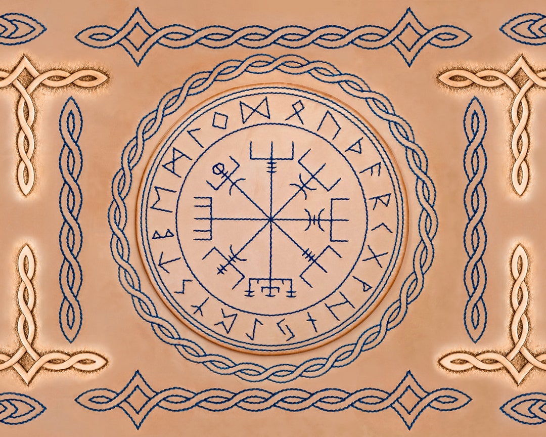 Viking and Celtic Knotwork Leathercraft Sewing and Tooling Patterns ...