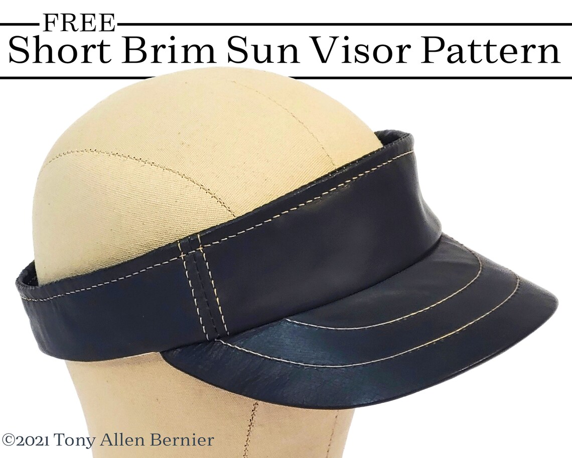 Free Short Brim Sun Visor Pattern and Instructional Video. - Etsy