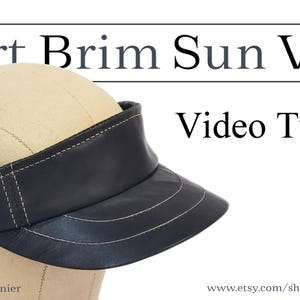 Free Short Brim Sun Visor Pattern and Instructional Video. - Etsy