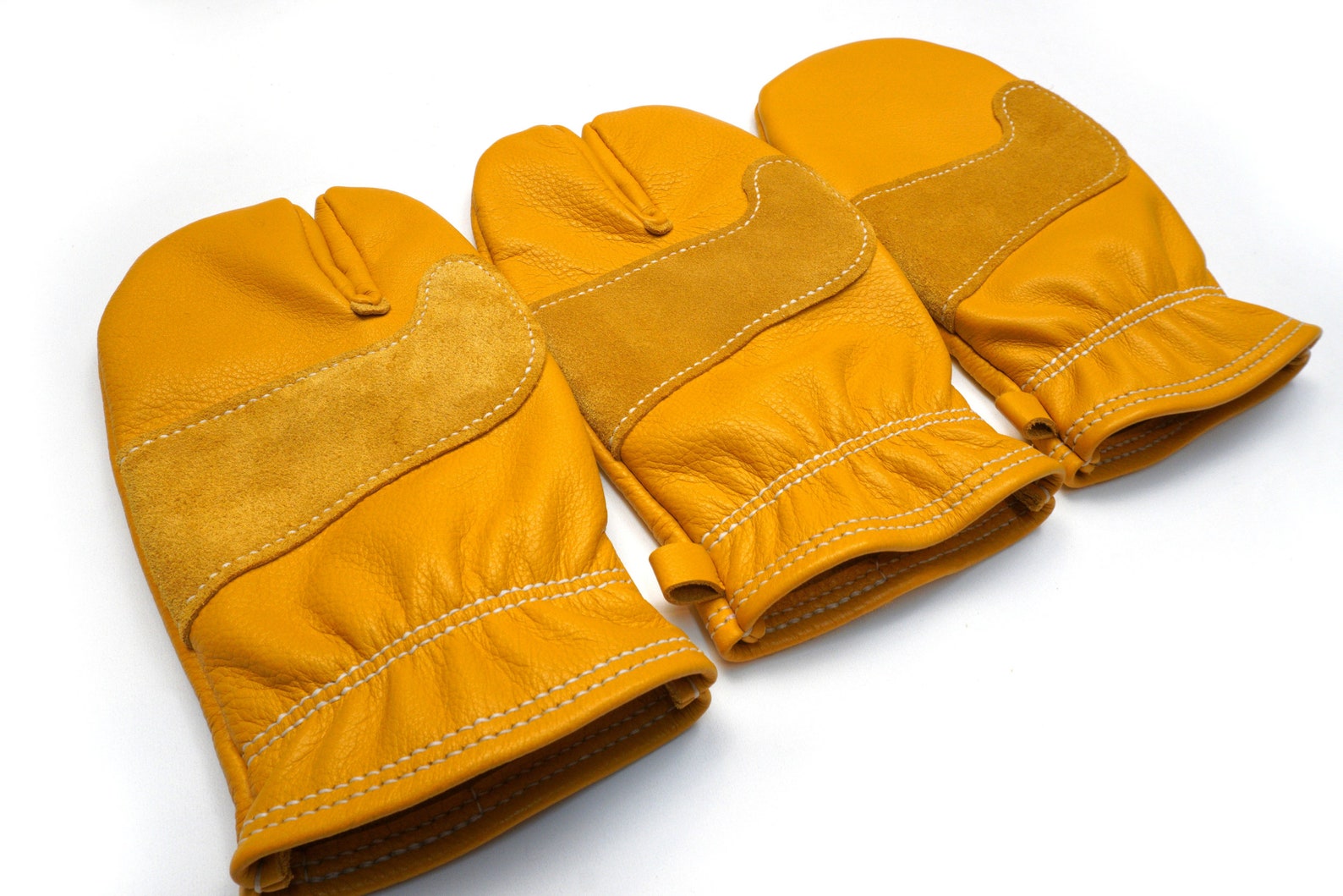 Leather Work Mitten and Hybrid Glove Patterns, DIY Leathercraft ...