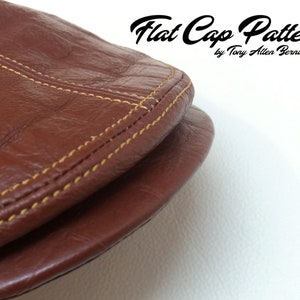 Flat Cap Pattern, paper Pattern by Tony Allen Bernier, Free Access to My Instructional Video on ...