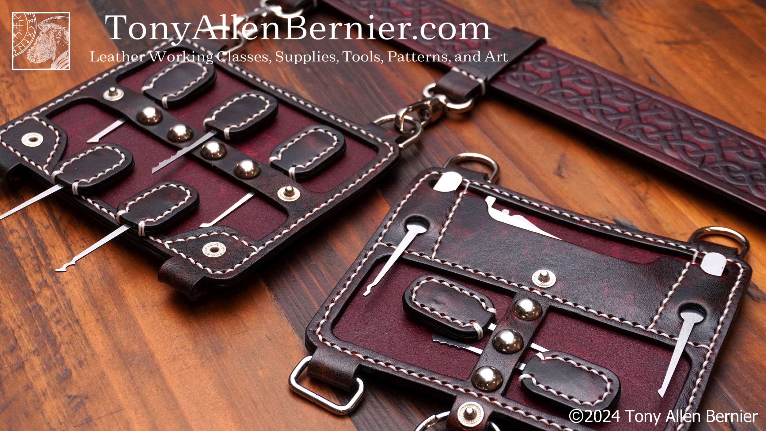 Thieves Tool Kit Lockpicking Case Leathercraft Patterns, Larp, Cosplay ...