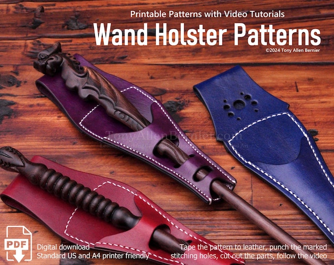 Leather Wand Holster - Etsy