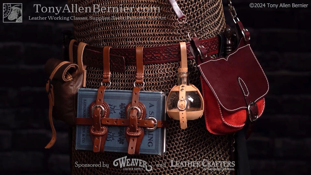 Medieval Renaissance Belt Accessories Leather Pattern Pack, LARP and ...