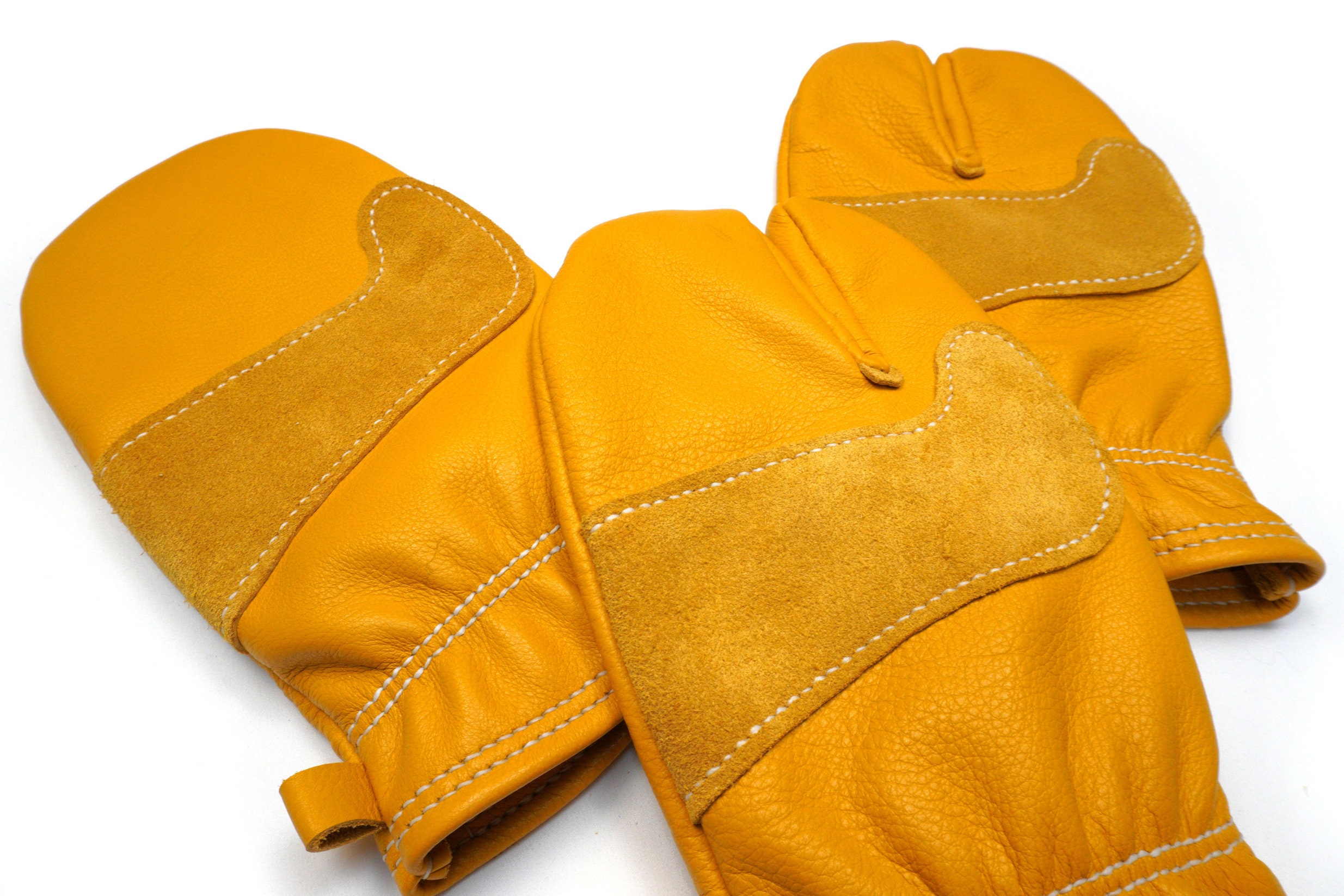 Leather Work Mitten and Hybrid Glove Patterns, DIY Leathercraft ...