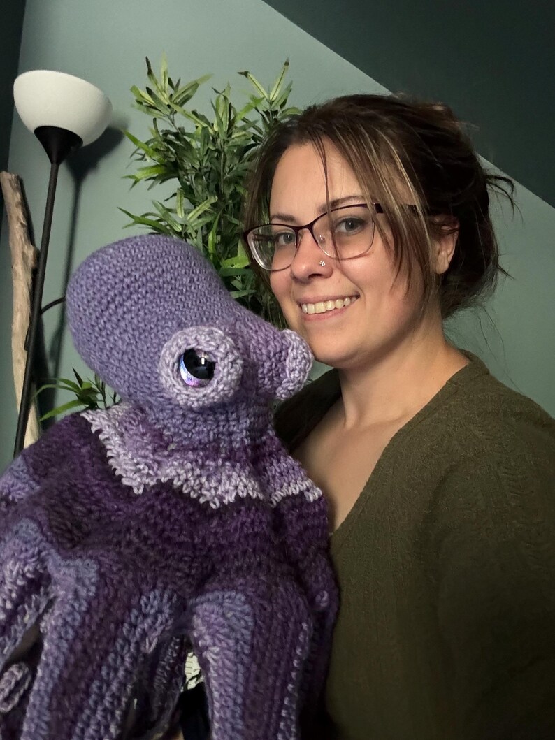 Handmade Lifesize Crochet Purple Octopus - Etsy