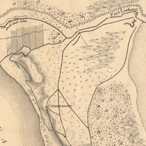 1865 Map of Fort Fisher North Carolina - Etsy