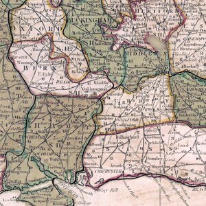 1798 Map of England and Wales - Etsy