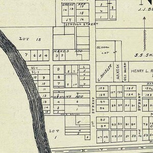 1905 Map of Oakwood Paulding County Ohio - Etsy