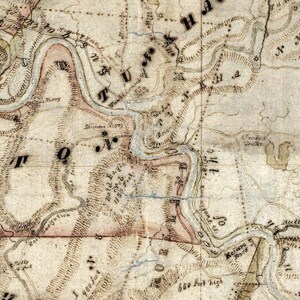 1816 Map of Luzerne County Pennsylvania - Etsy