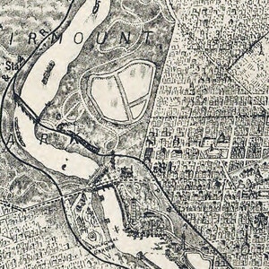 1870 Panormaic Map of Philadelphia Pa - Etsy