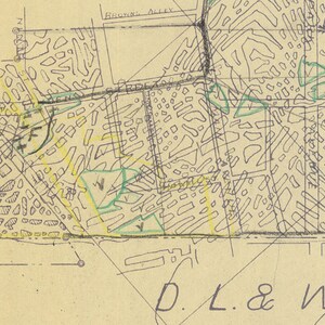 1922 Scranton Pa Diamond Vein Coal Mine Map - Etsy