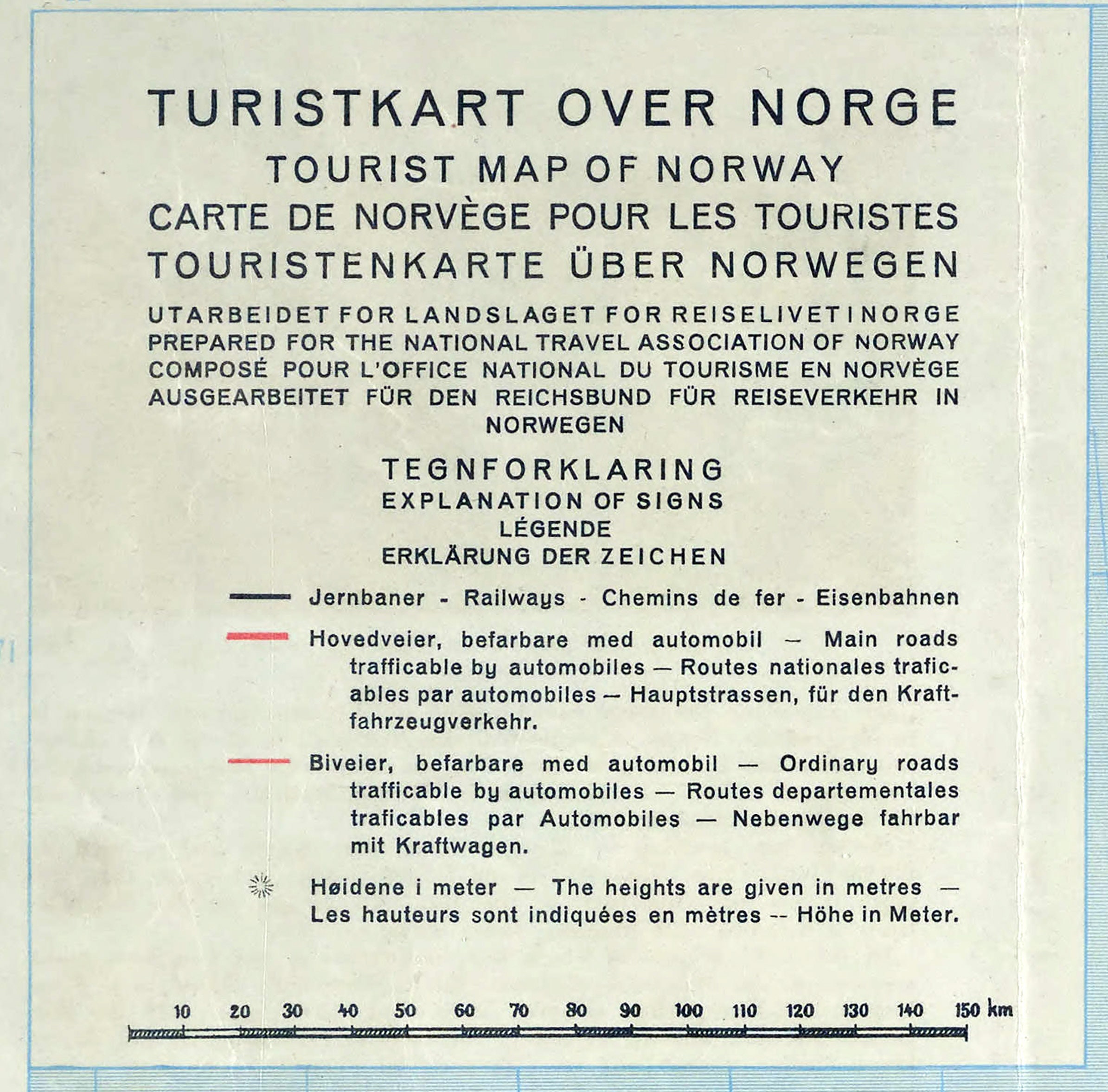 1920 Map of Norway - Etsy
