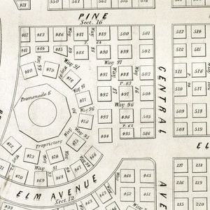 1855 Map of Groton Cemetery Middlesex County Massachusetts - Etsy
