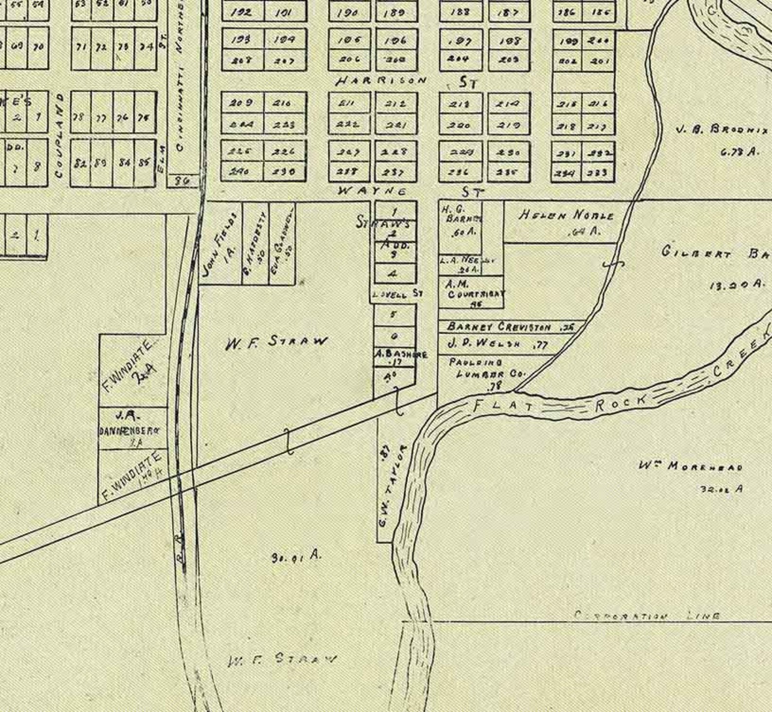1905 Map of Paulding County Ohio | Etsy