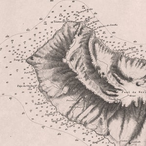 1843 Map of the Islands of Madeira Porto Santo and Dezertas - Etsy
